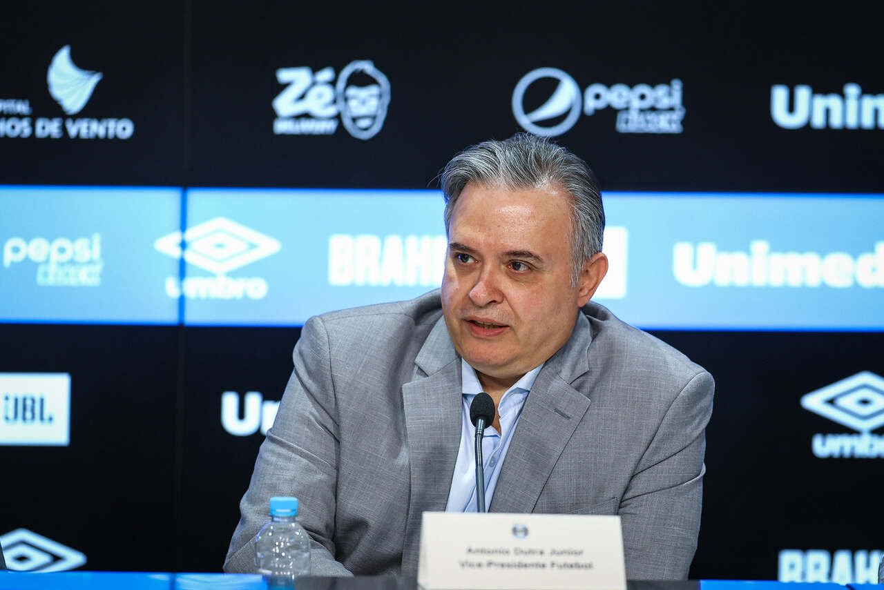 Grêmio comunica a saída do seu vice-presidente de futebol - Futebol é Aqui